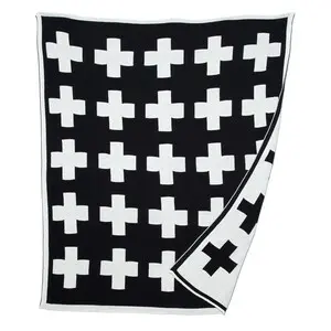 In2green Reversible Sustainable Knit Geometric - Black