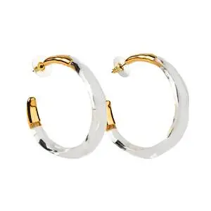 ZYNNIA COLLECTIVE Mega Bare Hoop Earrings - Gold