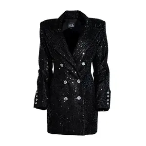 VAZAF Sequin Blazer Mini Dress