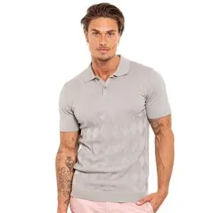 EIGHT X Argyle Knit Polo