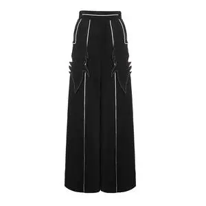 JULIA ALLERT Wide-leg Trousers With Contrast Piping