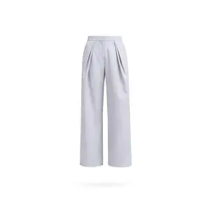 LUMINA ELIGMA Gathered Suit Pleated Pants - Grey