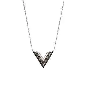 OGÉ JEWELRY The Valor Necklace - Black/silver