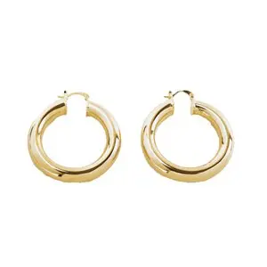 LOVARD Large Round Hoop Earrings