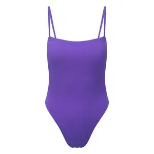 BLAKE SWIMWEAR Square Neck Swimsuit - Purple