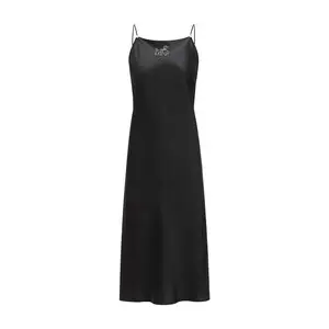 Strappy Silk Slip Dress
