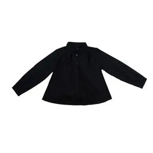 LO NEEL Fiby Embroidered Button-up Shirt - Black