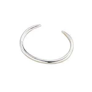 POSH TOTTY DESIGNS Talon Open Cuff Bangle - Silver