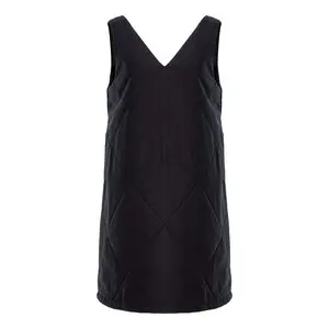 CONCEPT A TROIS Quilted A-line Dress With Zippers