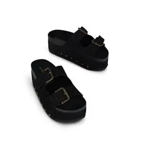 Intentionally Blank Cooper-2 Suede Platform Sandals