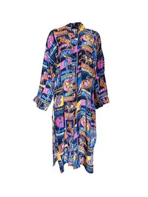 ANY OLD IRON Printed Viscose Duster