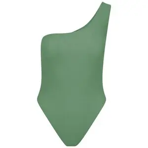 BLAKE SWIMWEAR Wave One-shoulder Swimsuit - Green