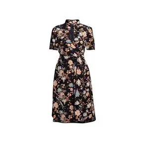RUMOUR LONDON Akiko Kimono-style Wrap Dress - Black