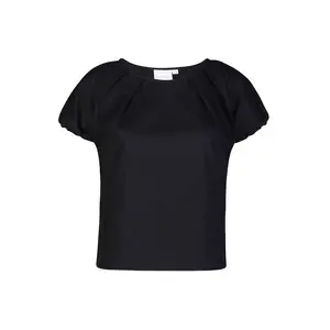 REISTOR Balloon Sleeve Cotton Top