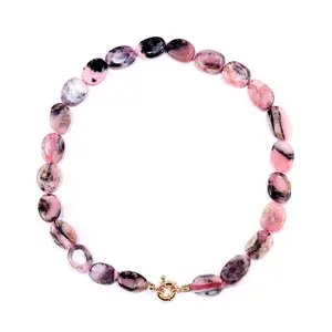 MINERALGEMS ✩ STUDIO Striped Opal Necklace - Pink