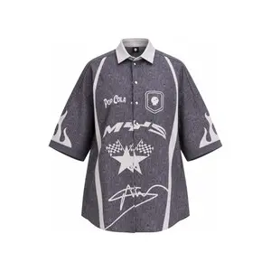 MYSIMPLICATED Graphic Print Shirt - Grey