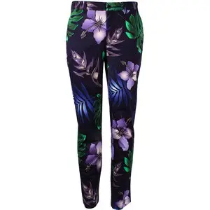 LORDS OF HARLECH Charles Tropical Explosion Pant - Blue