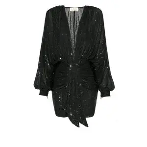 AGGI BY HALEWSKI Kaia Raven Sequin Dress