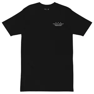 ANCHOR & CREW Gustatory Originals Embroidered Heavy Cotton T-shirt - Black