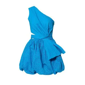 AGGI BY HALEWSKI Ariana Mini Dress - Blue