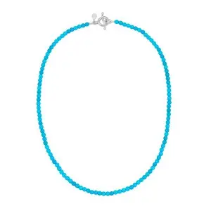 DOWER & HALL Turquoise Beaded Necklace - Blue