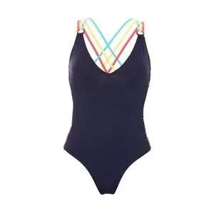 AULALA PARIS X Percheye Tiramisu One-piece Swimsuit - Blue