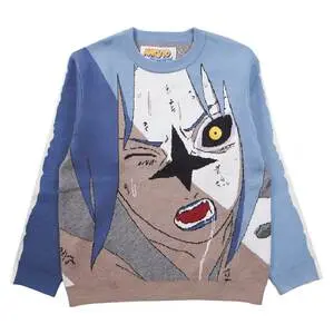 VERYRARE Sasuke Curse Mark Jacquard Knit