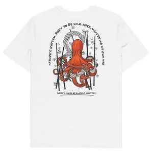 ANCHOR & CREW Octopus Another Good Day Organic Cotton T-shirt - White