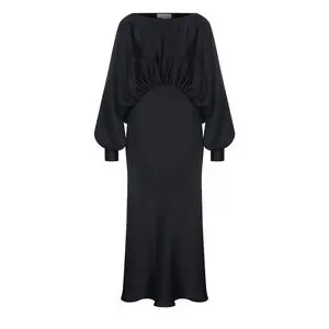 NAZLI CEREN Rhea Satin Dress