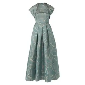 SACHA DRAKE Atelier Bolero And Gown Set - Gold/blue