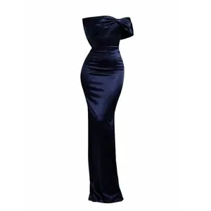 MODA GLAM Grace Strapless Statement Bow Gown