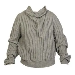 Men's Gray Oversized Sweaters