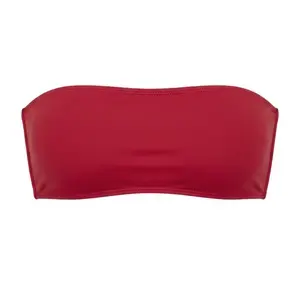 ACQUA PURA Strapless Bikini Top - Red