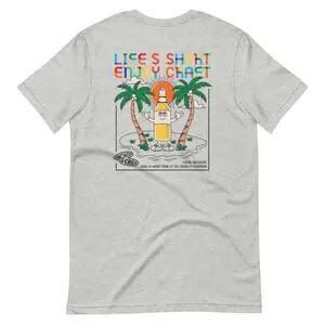 ANCHOR & CREW Organic Cotton Graphic T-shirt - Grey