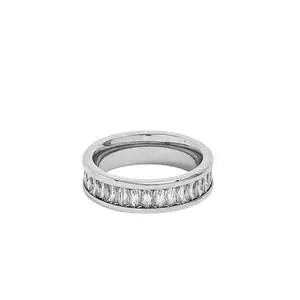 MICKEY'S GIRL Baguette Brillio Waterproof Ring - Silver
