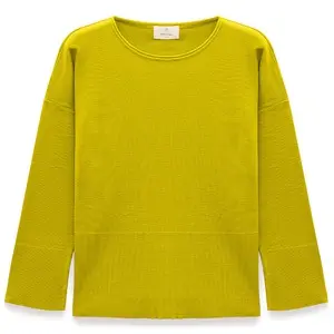 PERALUNA Rio Flat Knit Boat-neck Jumper - Green