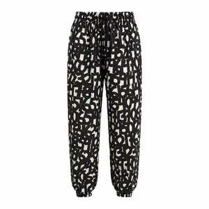 MYSIMPLICATED Numbers Print Recycled Trousers - Brown