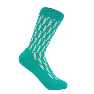 PEPER HAROW - MADE IN ENGLAND Scooby Crew Socks - Green
