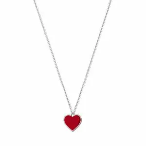 REJECTED HEARTS CLUB Radiant Heart Pendant Necklace - Red