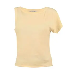 LOVE AND NOSTALGIA Two Faced Tee - Yellow
