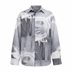 MYSIMPLICATED Long Sleeve Shirt In Recycled Fabric - Grey