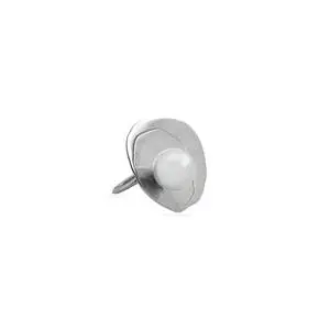 SILVER MOON Sterling Ring With Pearl - Silver