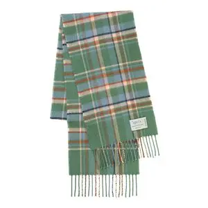 ARAMINTA CAMPBELL Highlands At Dawn Lambswool Scarf - Green