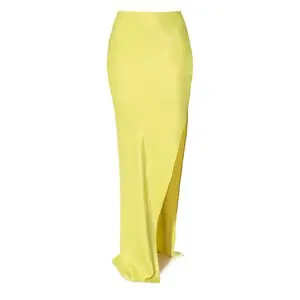 AGGI BY HALEWSKI Maxi Satin Skirt