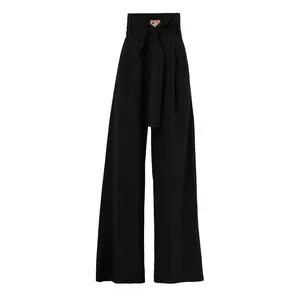 JULIA ALLERT High-waist Wide-leg Trousers - Black