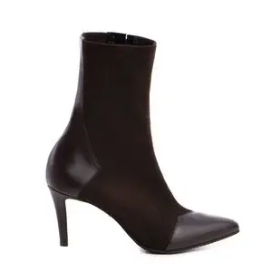 THE 5TH ELEMENT Noire Stretch Leather Slim Boots