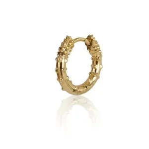 KASUN LONDON Small Hoop Earring - Gold