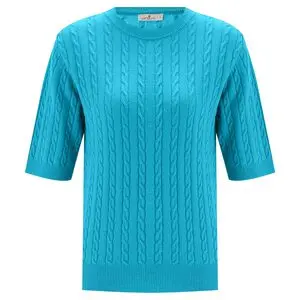 Peraluna Short Sleeve Sweaters For Women