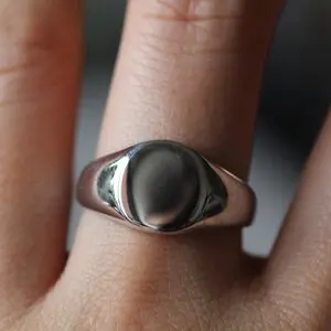 VICSTONENYC FINE JEWELRY Sterling Silver Signet Ring