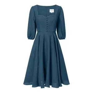 GAÂLA Bardetta Linen Dress